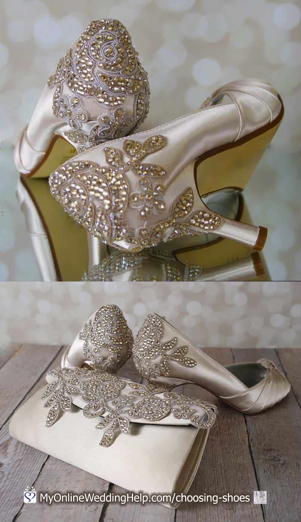 How to Choose Wedding Shoes that Work for You - My Online Wedding Help ...