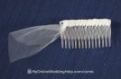 How to Make a Wedding Veil with Comb. 5 Easy Steps!